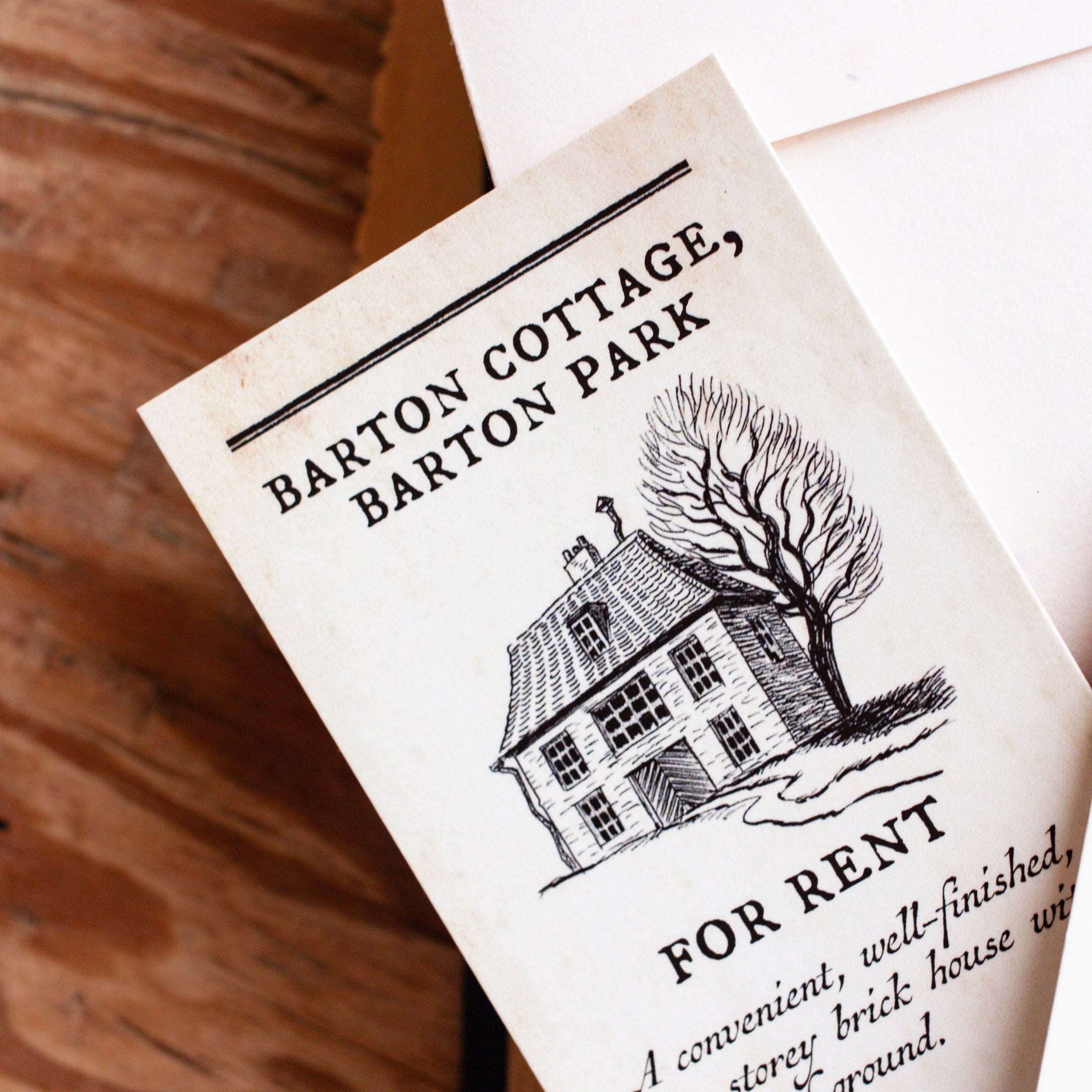 Jane Austen Bookmark Gift Set Wrapped in a Regency Style Letter ...