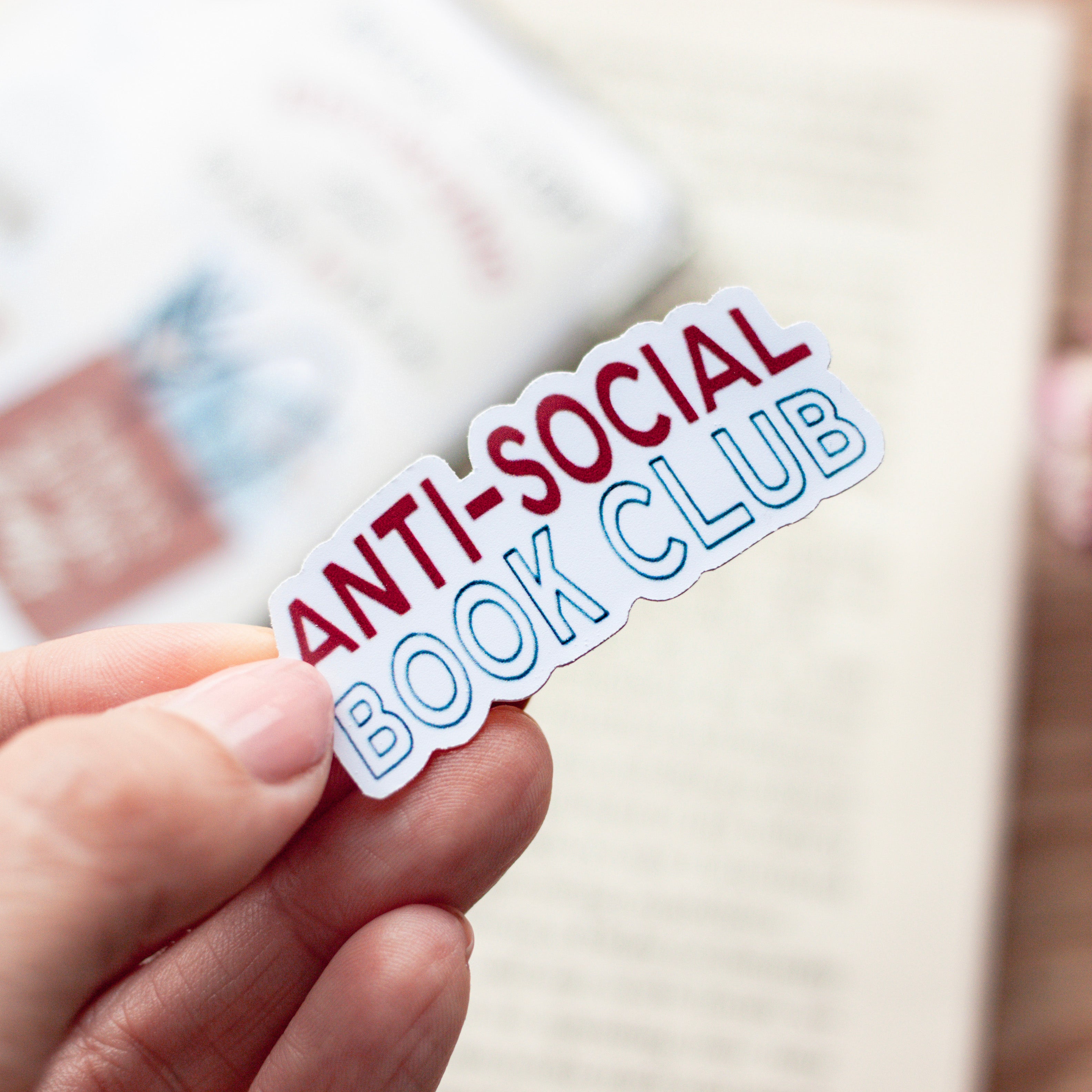 Anti-Social Book Club Sticker – Literary Craft Parlour