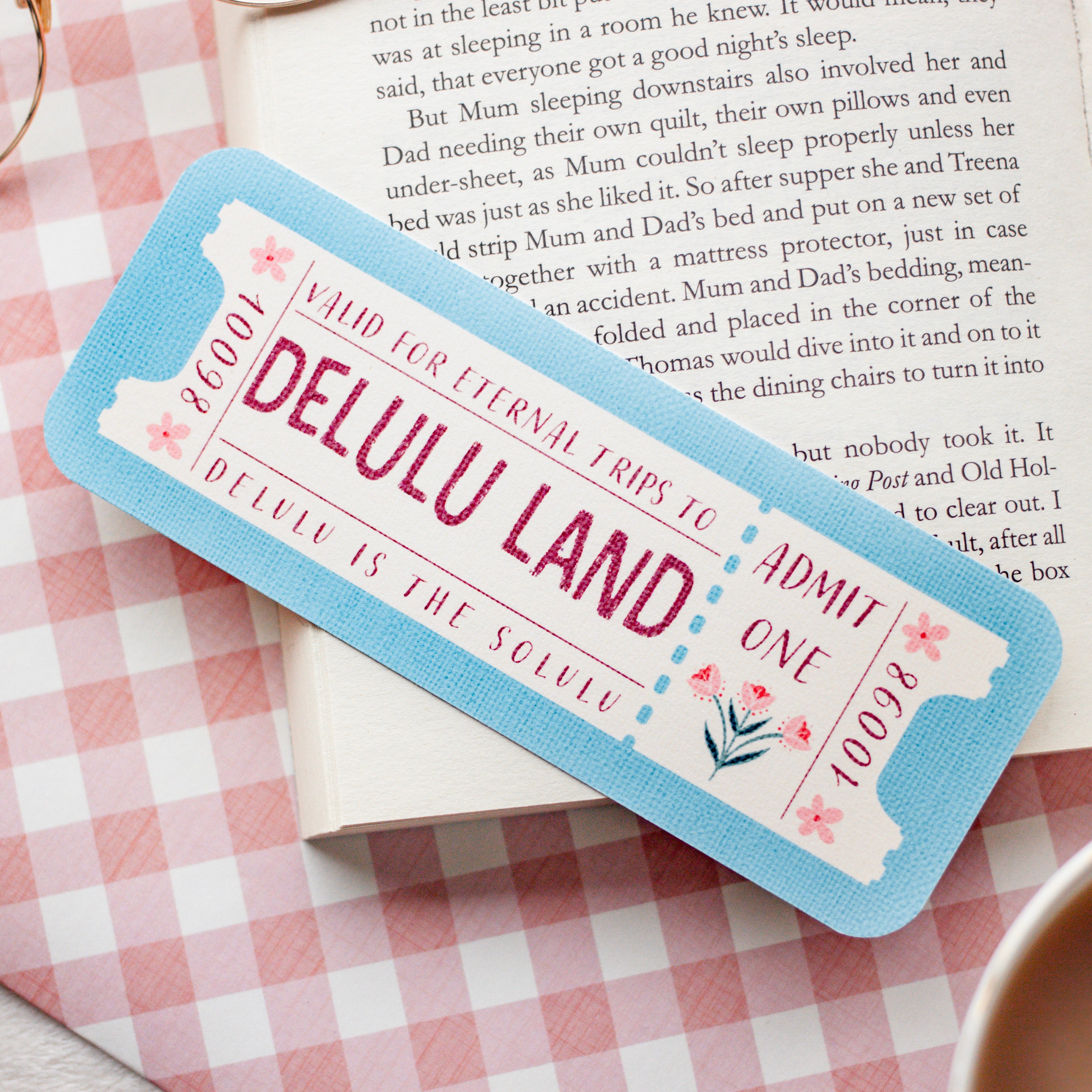Delulu Land Bookmark – Literary Craft Parlour