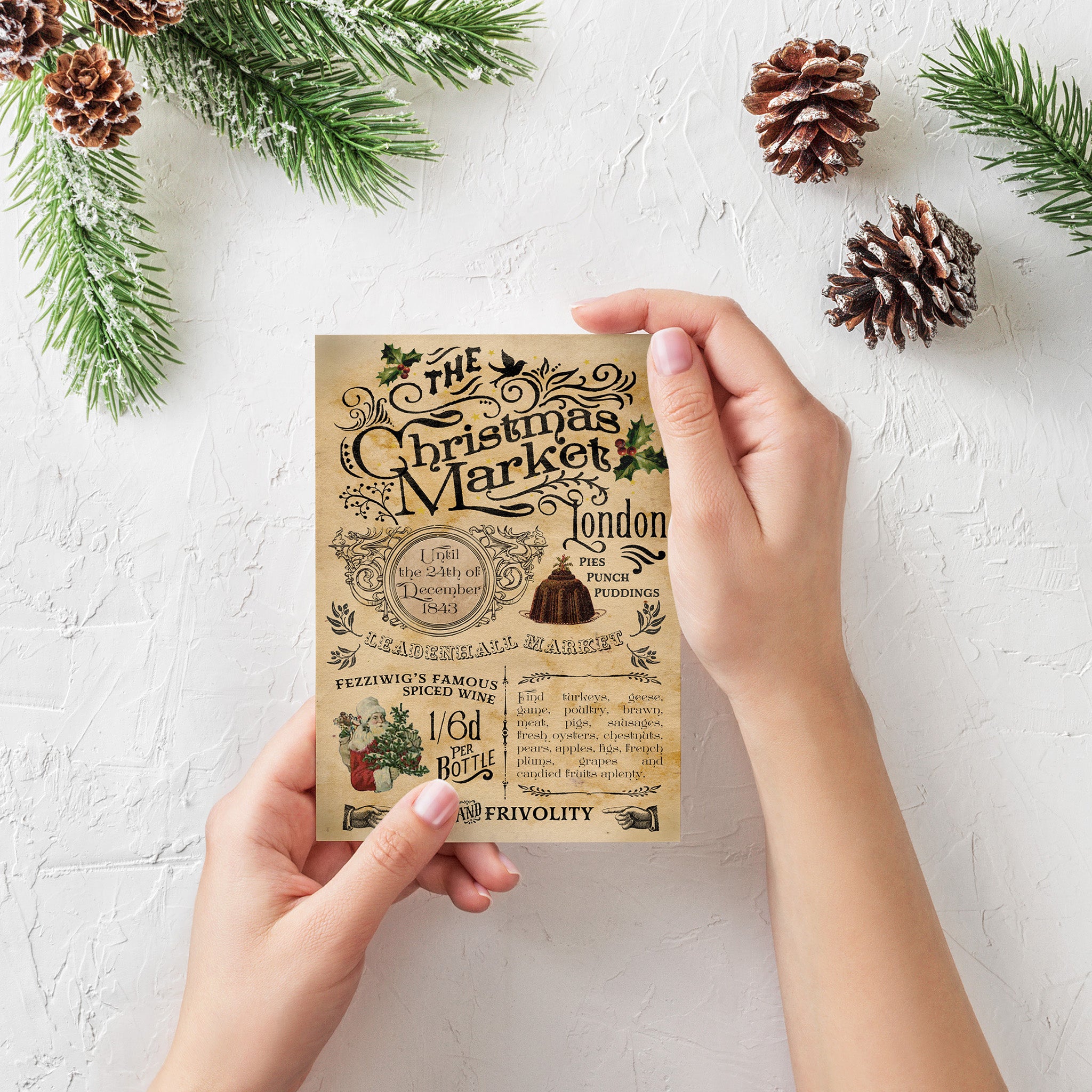 Victorian Christmas Art Print – Literary Craft Parlour
